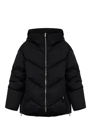 Add Down Padded Quilted Jacket Black