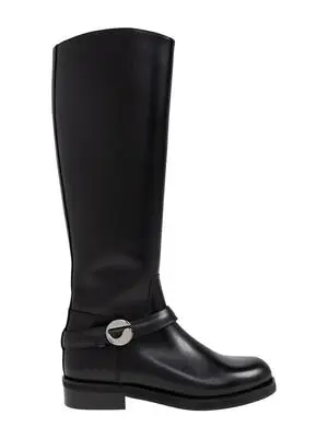 Coperni Leather Knee High Boots - Black