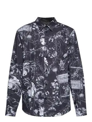 Versace Shirt With Pattern - Black