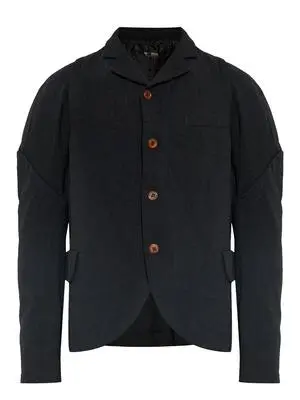 CDG BY COMME DES GARÇONS Tailored Blazer With Pockets - Black