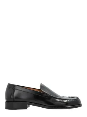 LEMAIRE Leather Loafers - Black