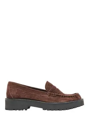 DOLCEVITA Merek Loafers - Dk Brown Suede