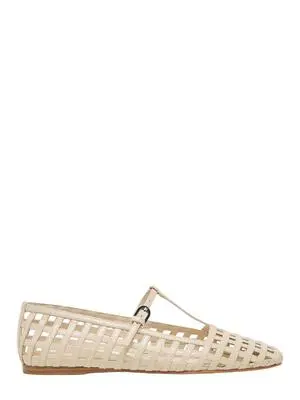 DOLCEVITA Rains Woven Ballet Flats - Ivory Stella