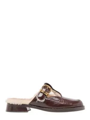 DOLCEVITA Harlah Plush Flats - Chocolate Leather