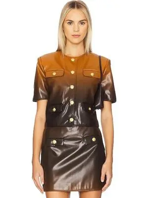 LE SUPERBE Paradis Pleather Jacket