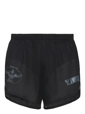 Y,IWO Think Big Quad Shorts - Black & Light Grey