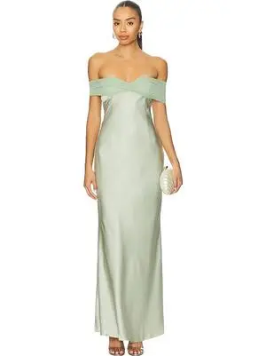 RUNAWAY THE LABEL Kadie Maxi Dress - Keylime