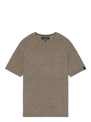 Rag & Bone Crawford Cashmere Blend Tee - Brown