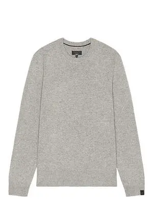Rag & Bone Declan Cashmere Crew Sweater Grey