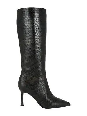 BLACK SUEDE STUDIO Draya 80 Boot - Brown Printed Snake