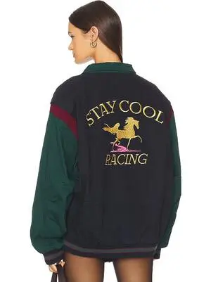 STAY COOL Racing Bomber Jacket - Multi
