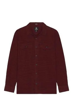 VOLCOM Volcom Augustone Long Sleeve Shirt In Red.