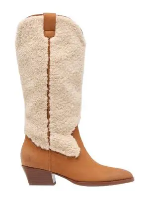 DOLCEVITA Mykel Plush Boots - Caramel Nubuck
