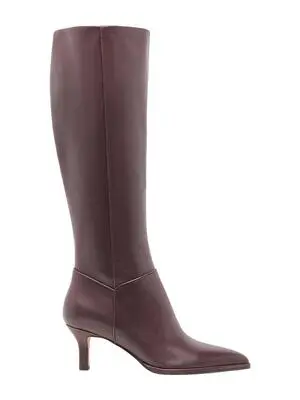 DOLCEVITA Aldy Knee High Boots - Mulberry Leather