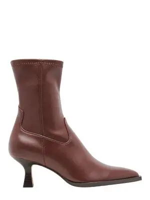 DOLCEVITA Arya Wide Calf Boots - Chocolate Leather