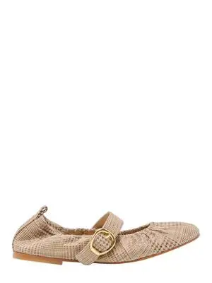 DOLCEVITA Caely Ballet Flats - Herringbone Printed Suede