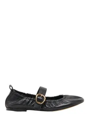 DOLCEVITA Caely Ballerina Flats - Black Leather