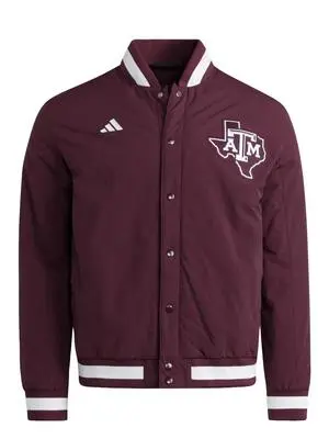 Adidas Texas A&m Aggies Coaches Dugout Jacket - Team Maroon