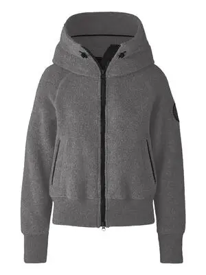 Canada Goose Chilliwack Hooded Fleece Bomber Jacket - Willow Grey