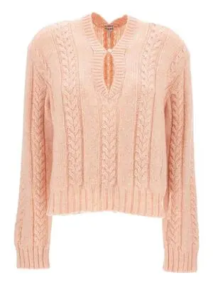 Loewe V-neck Sweater - Rose