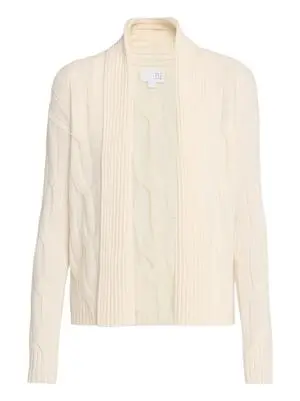 Tse Cashmere Cashmere Cable-knit Shawl Cardigan - Creme