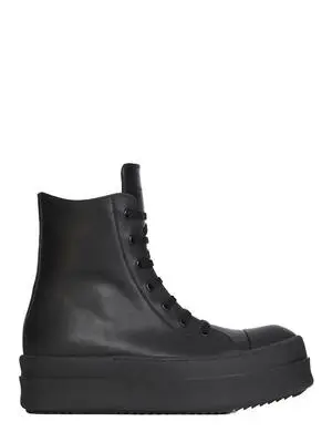 Rick Owens Concordians Mega Bumper Boots - All Black