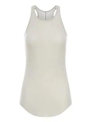 Rick Owens Basic Rib Tank - Pearl