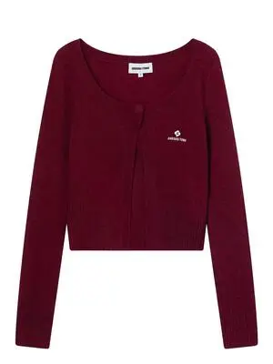 SHUSHU/TONG Button Cardigan - Red