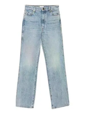 Khaite Danielle Straight Jeans - Blue