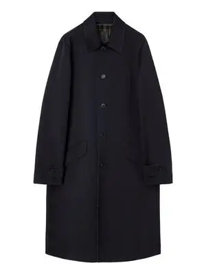 Loewe Wool-blend Reversible Overcoat - Black