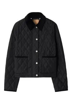 Burberry Quilted Field Jacket Black