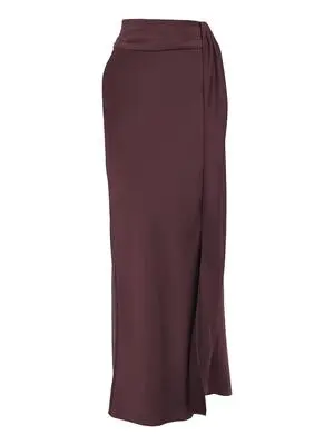 Lapointe Asymmetric Maxi Skirt - Purple