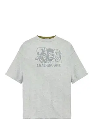 A BATHING APE Double Face Cotton T-shirt