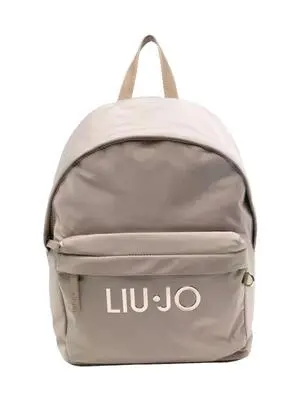 Liu Jo Logo-plaque Backpack - Neutrals