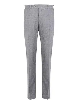 PT TORINO Herringbone Trousers - Grey