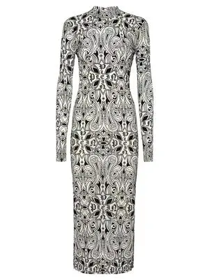 PHILIPP PLEIN Gothic Plein Midi Dress