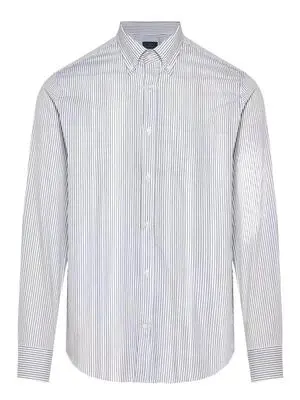 Paul & Shark Striped Pocket Shirt - White