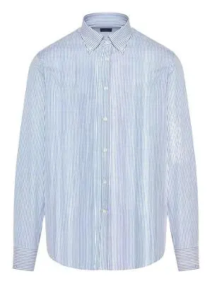 Paul & Shark Striped Pocket Shirt - White