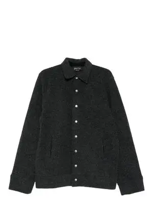 Andrea Ya'aqov Wool-blend Shirt Jacket - Black
