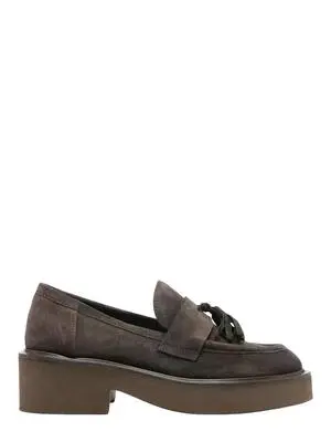 FABIO RUSCONI Tassel Loafers - Brown