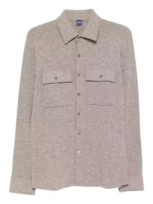 Fedeli Cashmere Shirt Jacket - Neutrals