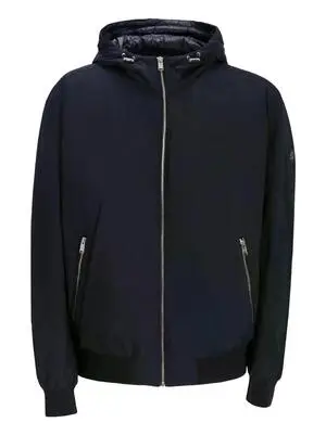 BOSS Water-repellent Padded Hooded Jacket - Blue