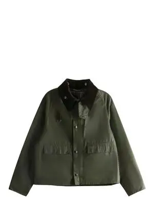 Barbour Corduroy-collar Jacket - Green
