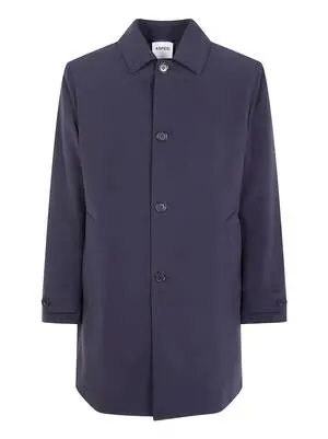 Aspesi Buttoned Trench Coat - Blue
