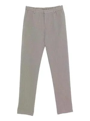 Emporio Armani Fine-ribbed Trousers - Grey