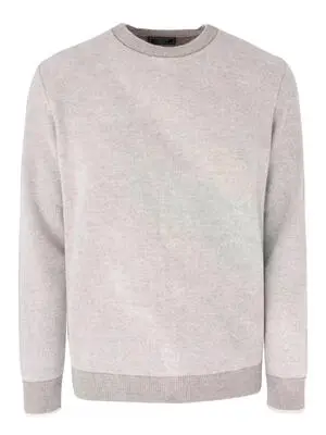 Peserico Ribbed Trim Crew Neck Sweater - Neutrals