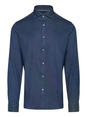 Canali Buttoned Shirt - Blue