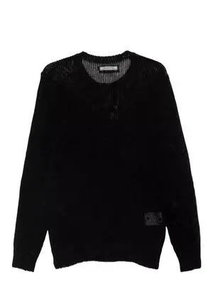 DEEPTI Crew-Neck Knitted Sweater