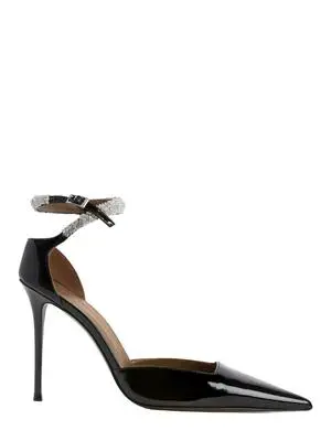 GIUSEPPE ZANOTTI 105mm Elenie Crystal-embellished Pumps - Black