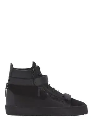 GIUSEPPE ZANOTTI Coby Matt Lace-up Sneakers - Black